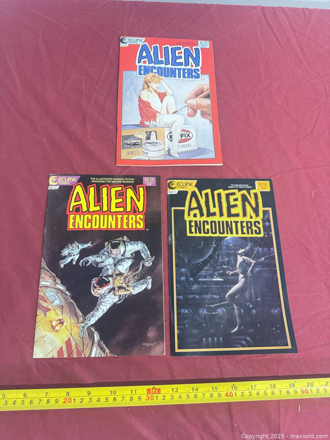 Alien Encounters comic books #10-12 | Maxsold