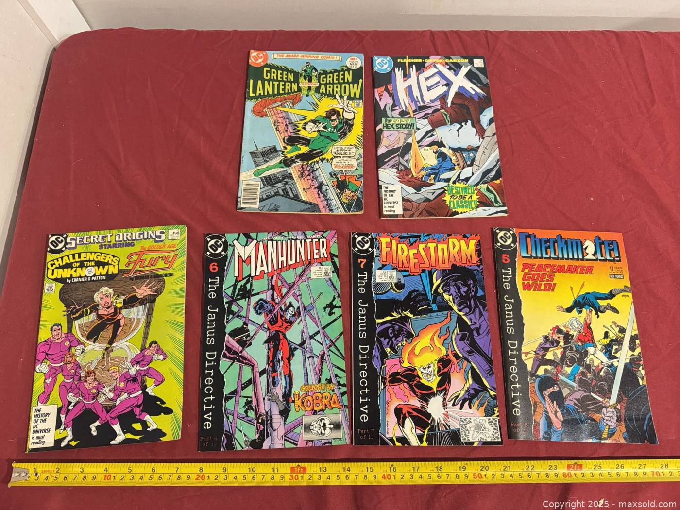 DC Comics Lot Green Lantern Hex Manhunter Checkmate Firestorm Secret ...