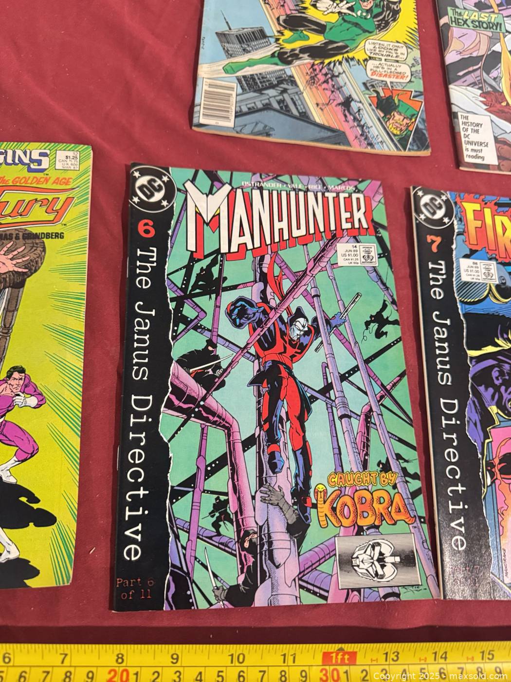 DC Comics Lot Green Lantern Hex Manhunter Checkmate Firestorm Secret ...