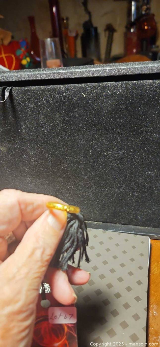 Lord of the Rings bookmark and One Ring replica | Maxsold