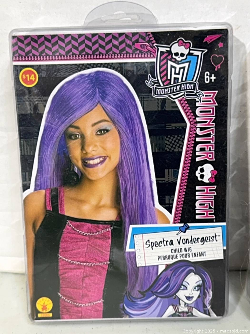 Monster High child wigs Abbey Bominable & Spectra Vondergeist (2) | Maxsold