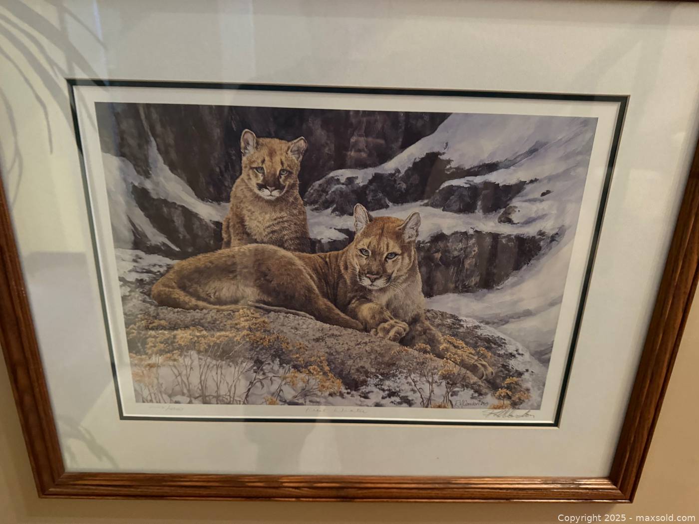 RM Condon signed numbered print "First Winter" | Maxsold