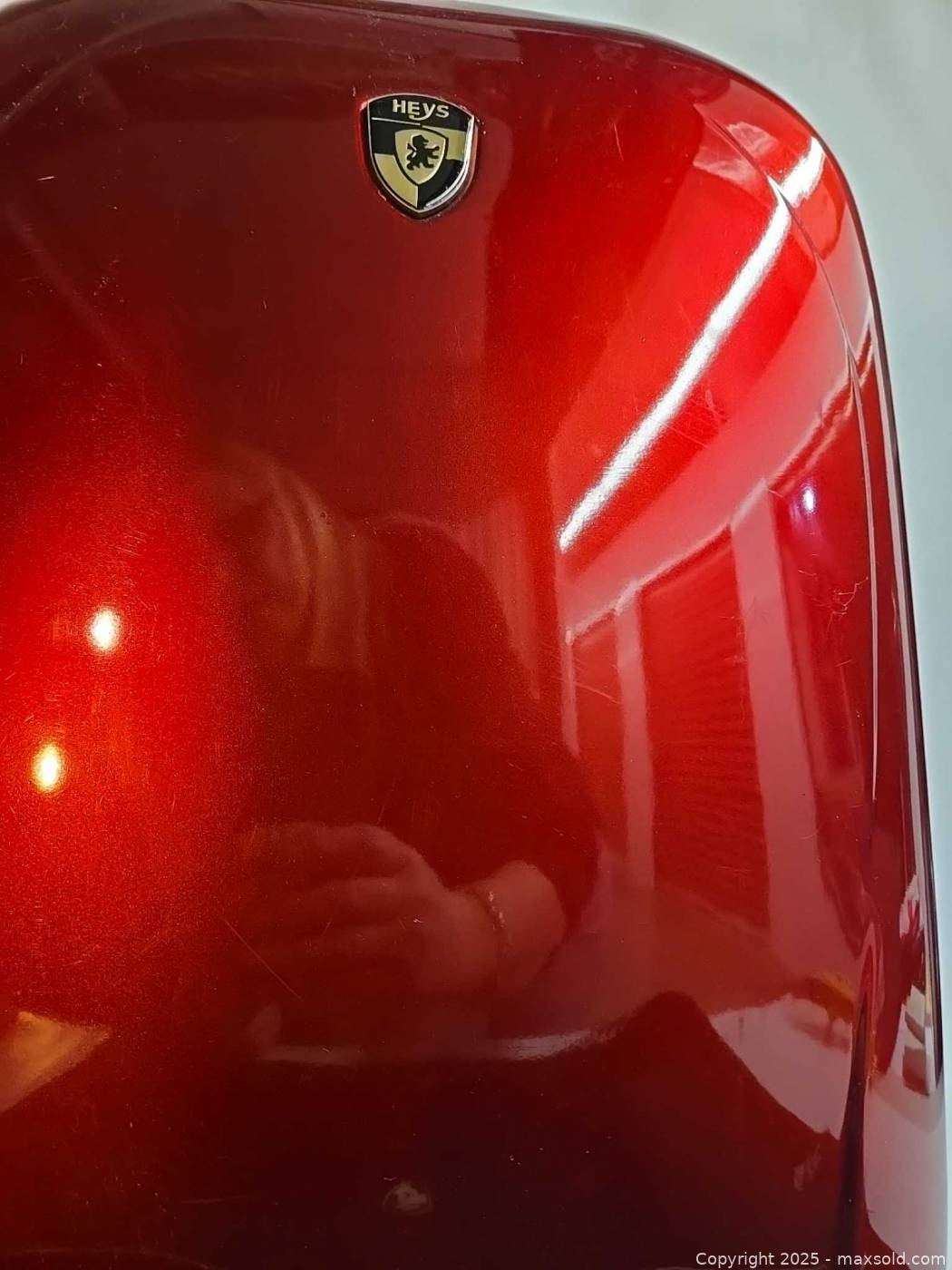 Heys metallic red hardside carry-on suitcase | Maxsold