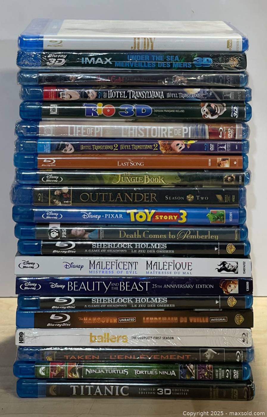 Blu-ray movie and TV collection, 23 discs | Maxsold