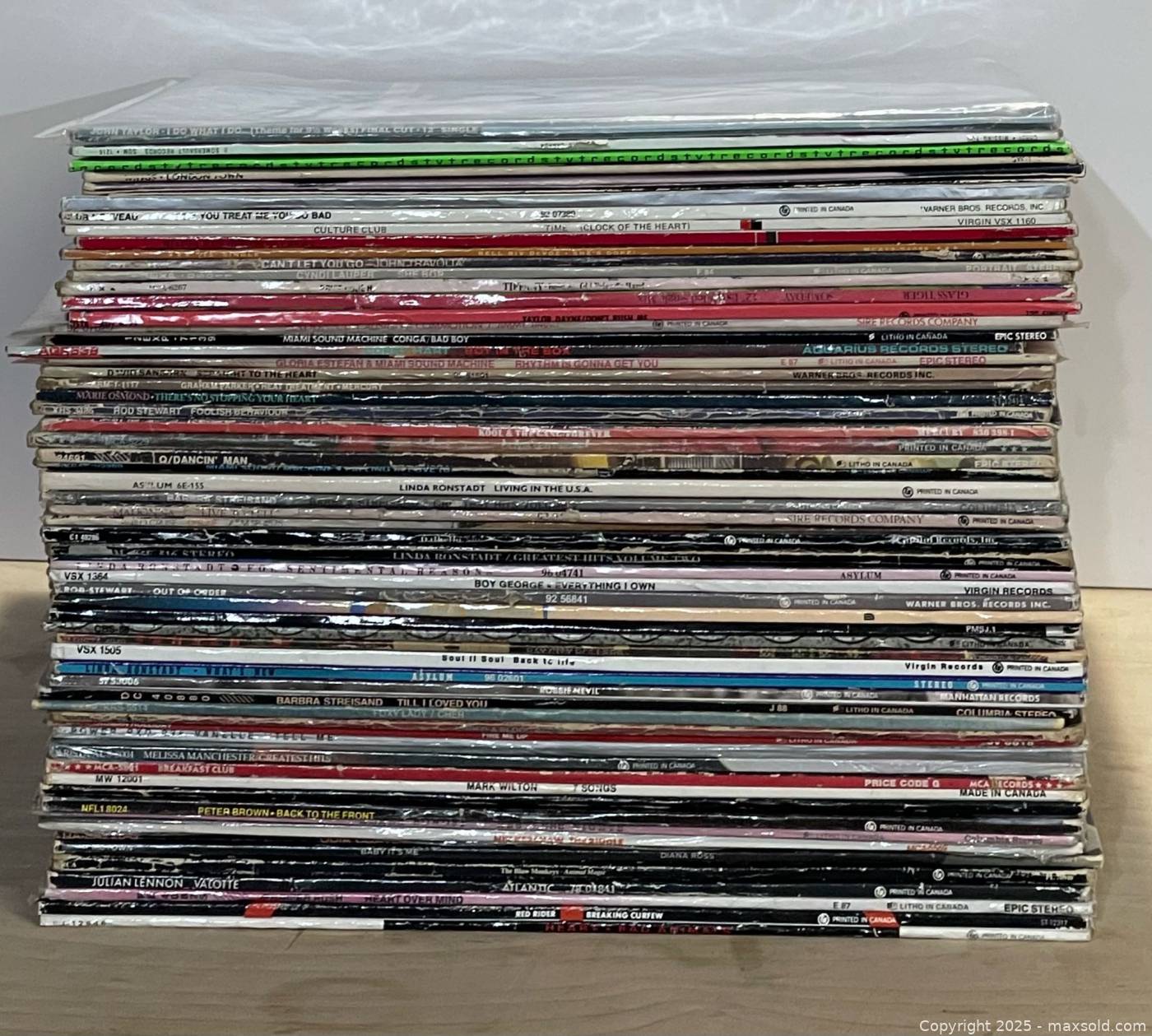 Assorted Vinyl LP Records Approx 60 | Maxsold