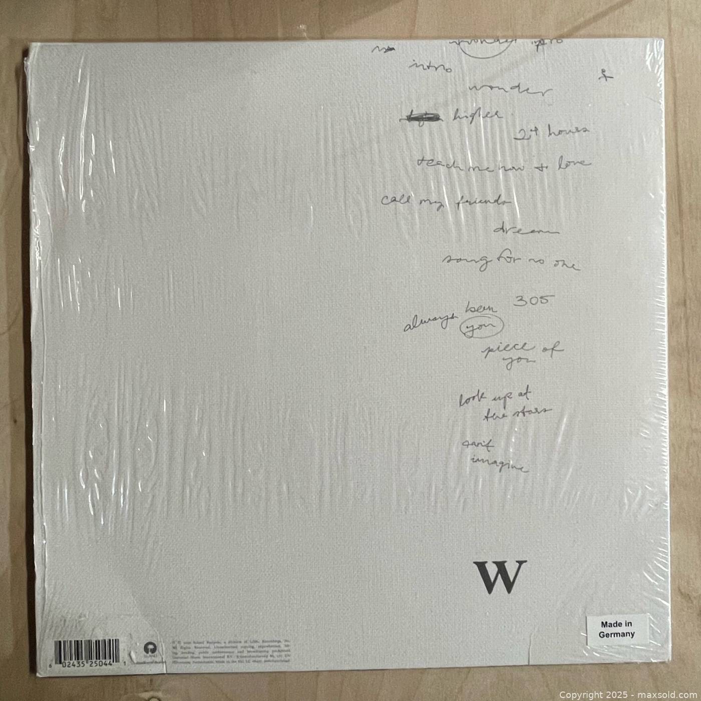 Shawn Mendes Wonder vinyl LP US pressing | Maxsold