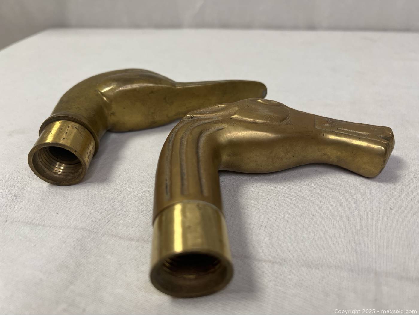 Vintage Brass Horse & Duck Faucet Handles | Maxsold