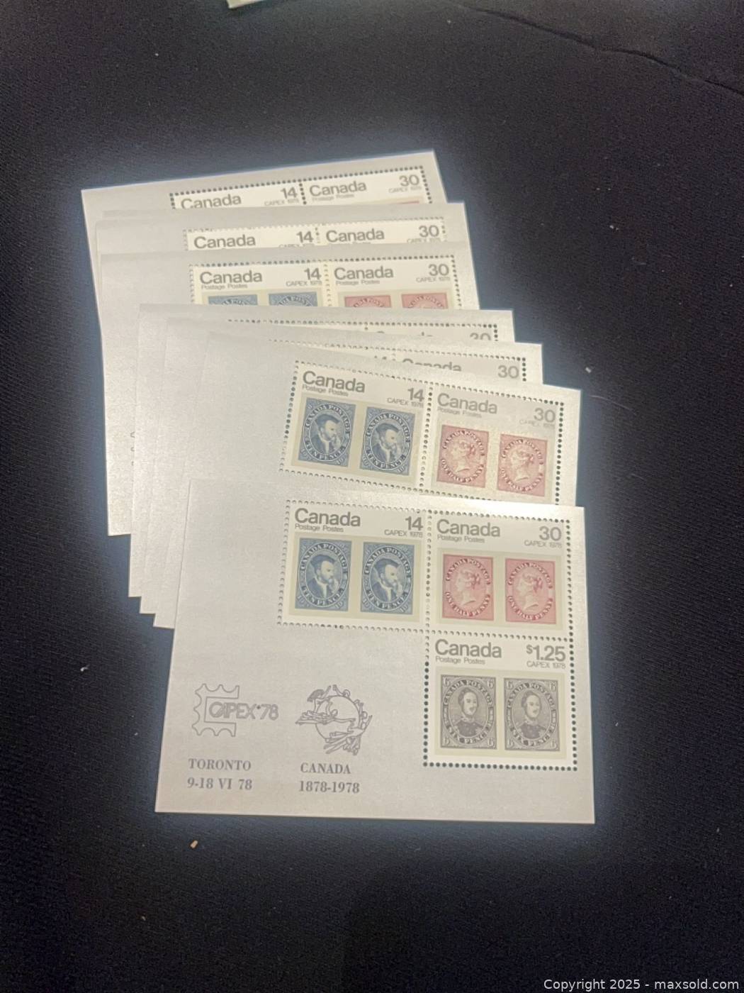 Canadian stamp booklets and souvenir sheets | Maxsold