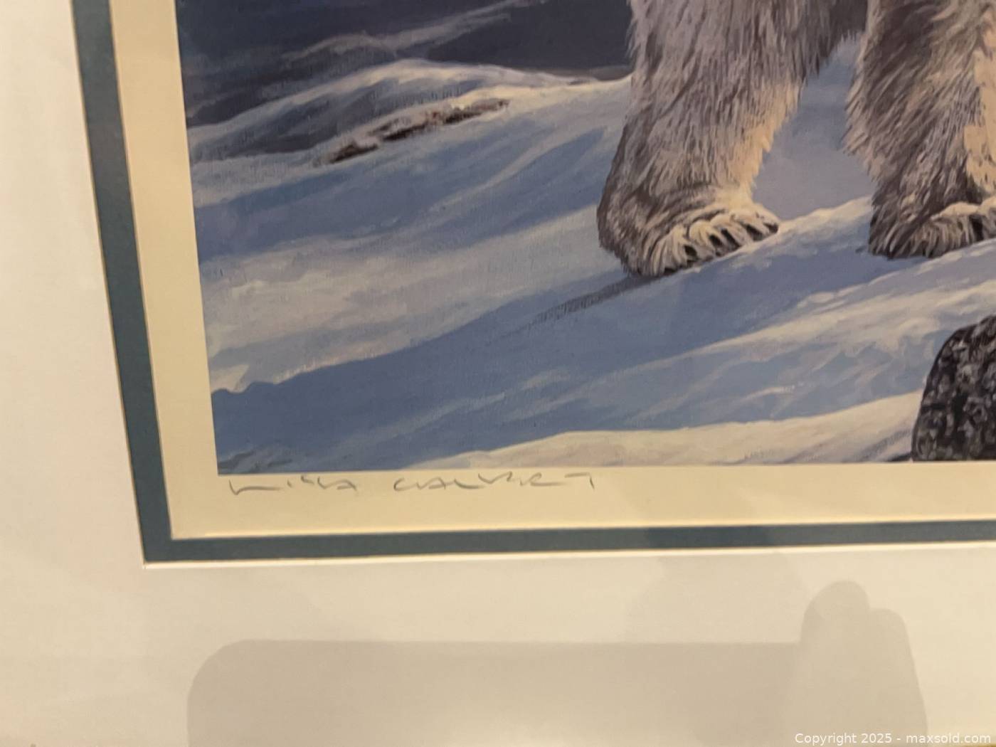 Lissa Calvert Polar King signed limited edition print | Maxsold