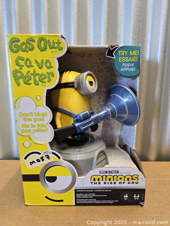 Minions Rise of Gru Gas Out Toy | Maxsold