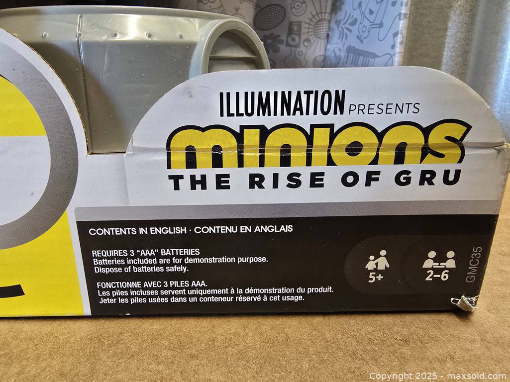 Minions Rise of Gru Gas Out Toy | Maxsold