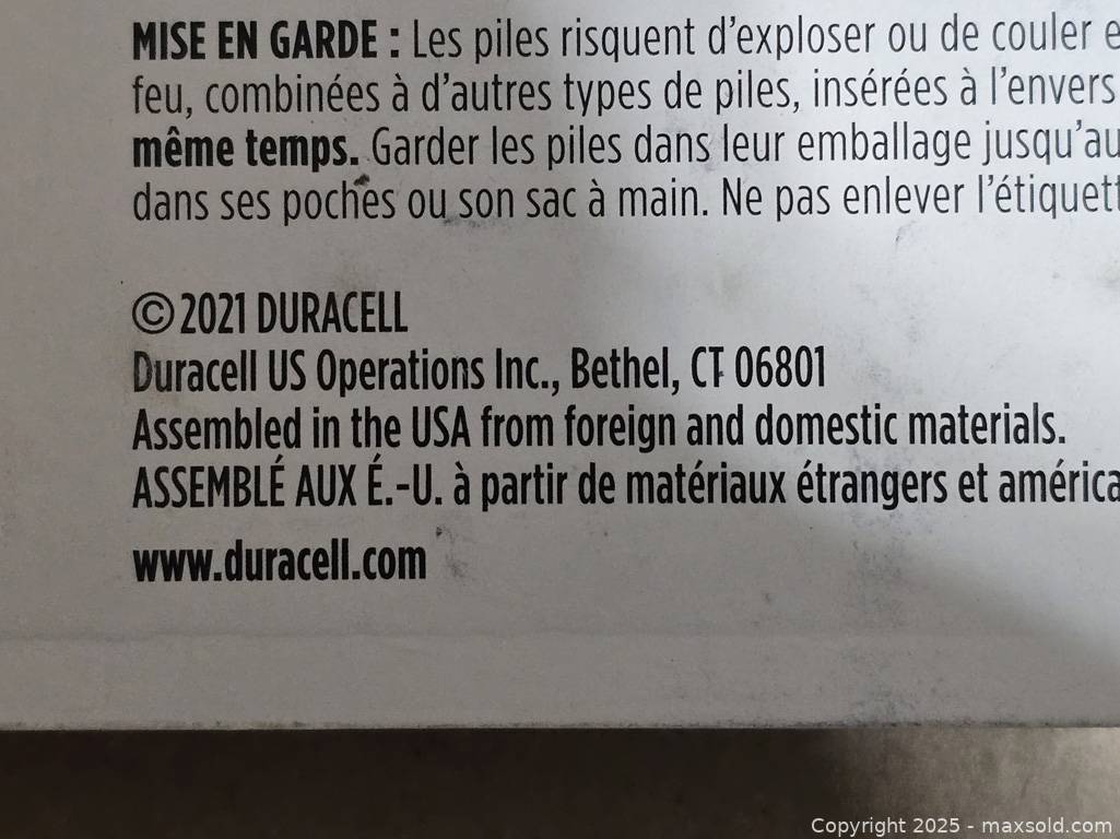 Duracell C14 alkaline batteries, pack of 14 | Maxsold