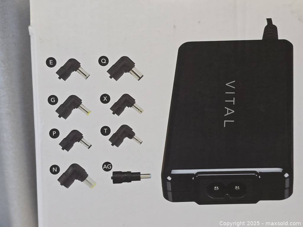 Vital universal laptop power adapter 65 W | Maxsold