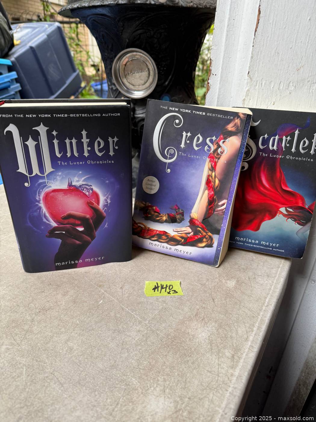 3 Marissa Meyer Lunar Chronicles Books | Maxsold