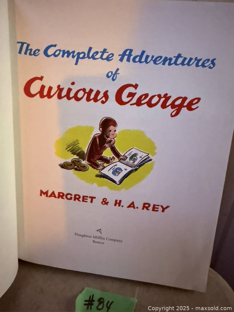 The Complete Adventures of Curious George book | Maxsold
