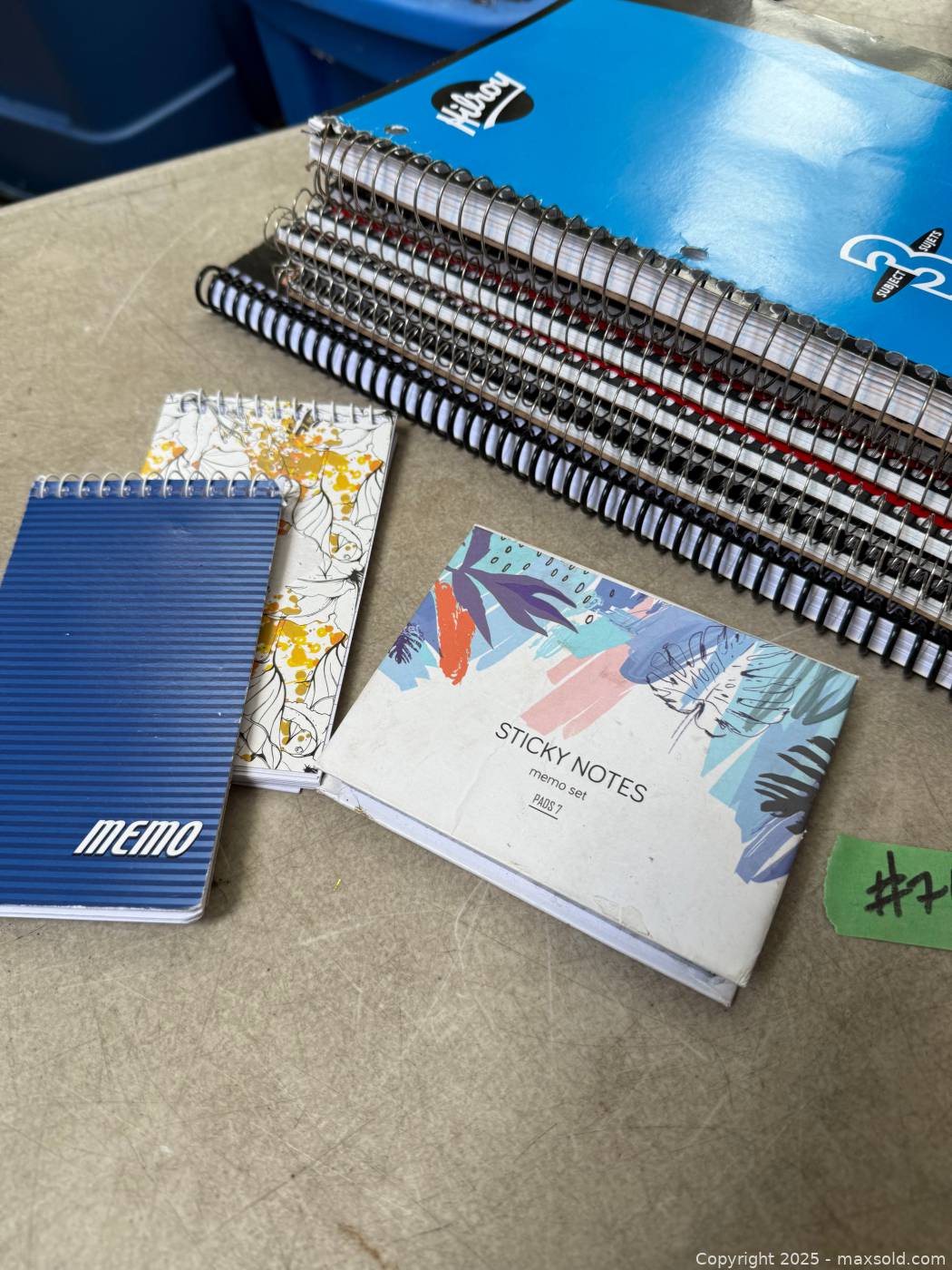 Cashiers books, ruled sheets, laminating pouches & notebooks | Maxsold