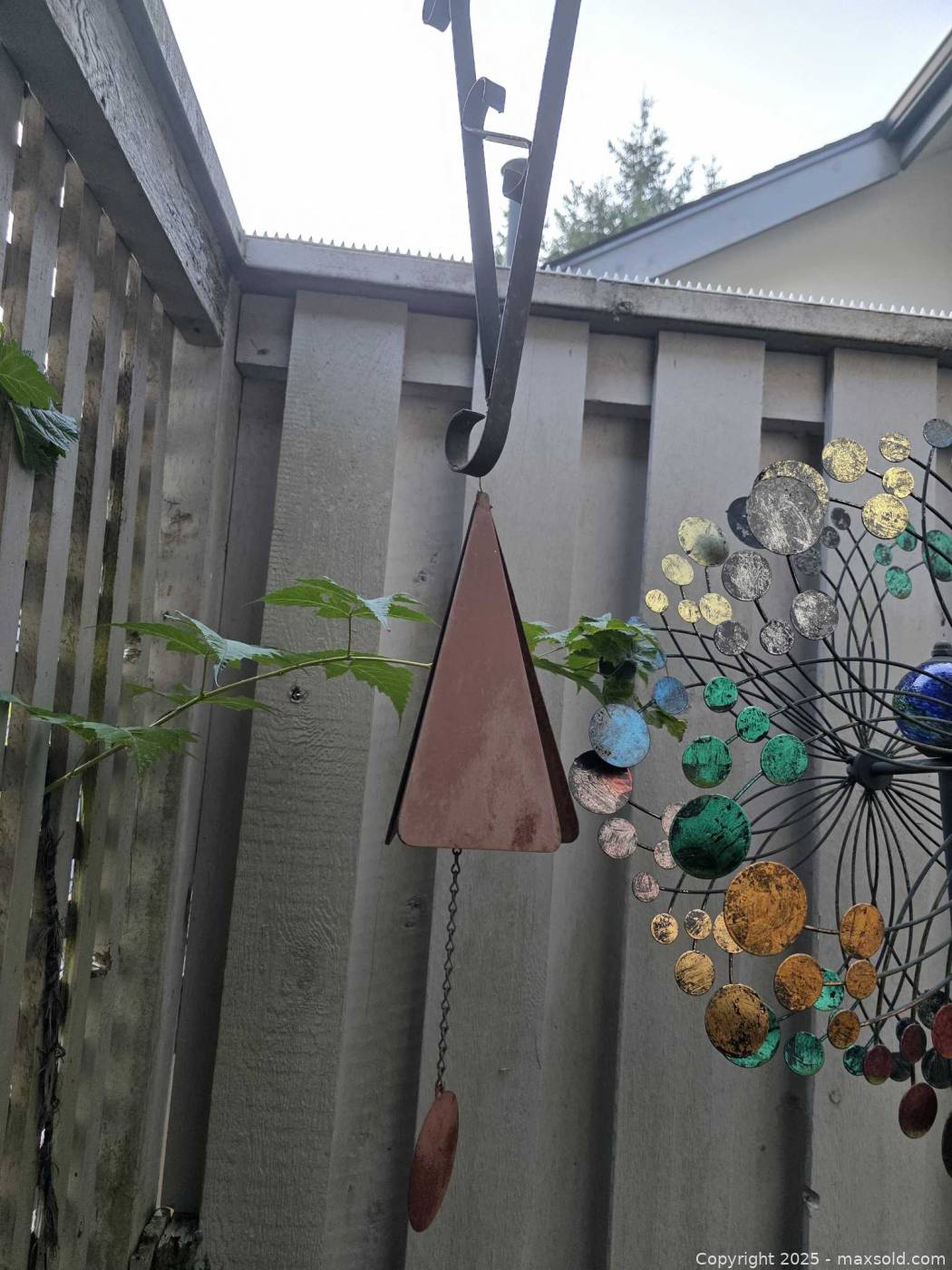 Double turbine spinner, wind chime, potted 10' maple | Maxsold