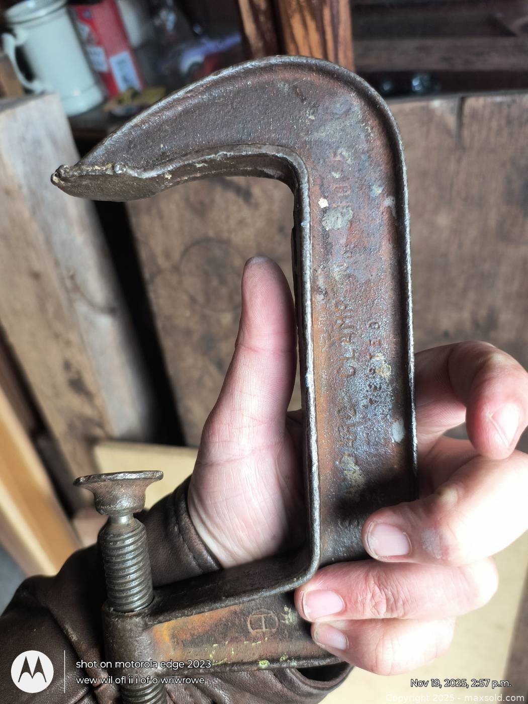 Cast iron C-clamp, 10 in | Maxsold