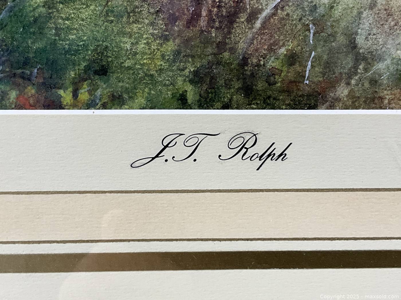 Joseph Thomas Rolph 1911 watercolour | Maxsold