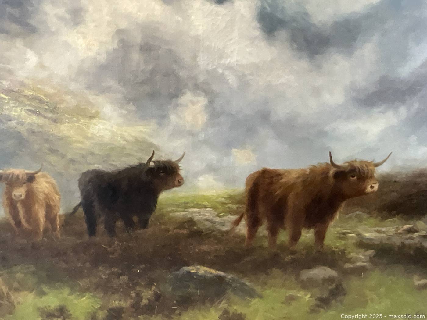 Signed Daniel Sherrin oil on canvas painting | Maxsold