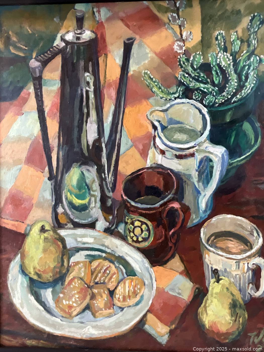 Thomas Vincent Phillips Oil Still Life Painting | Maxsold