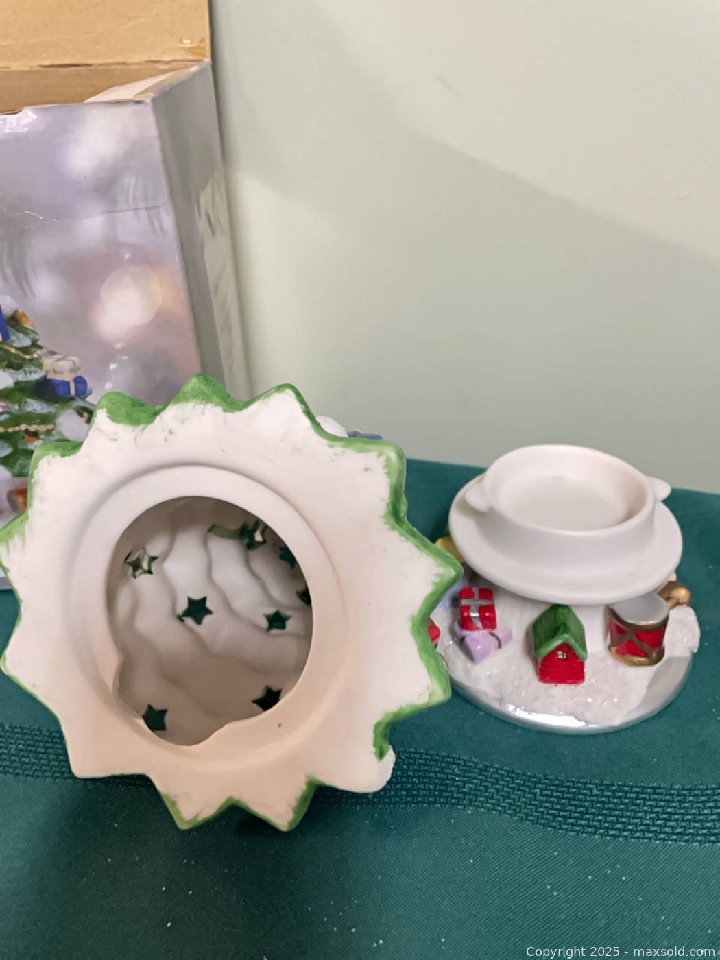 Ceramic Christmas Tree Votive Candle Holder | Maxsold