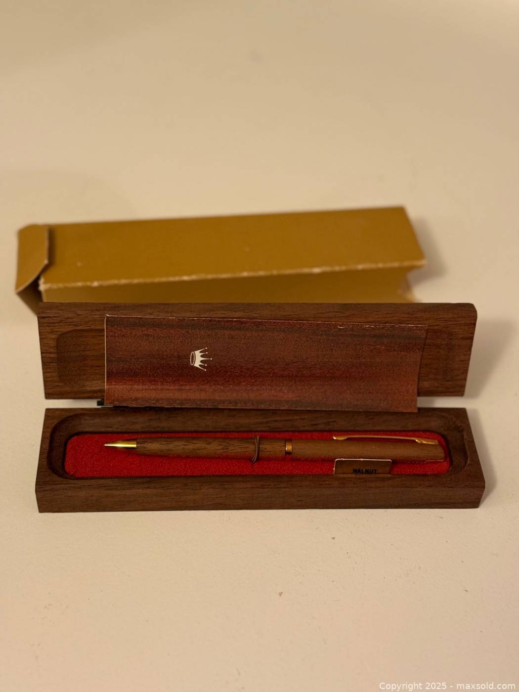 Hallmark ballpoint pen with wood case | Maxsold