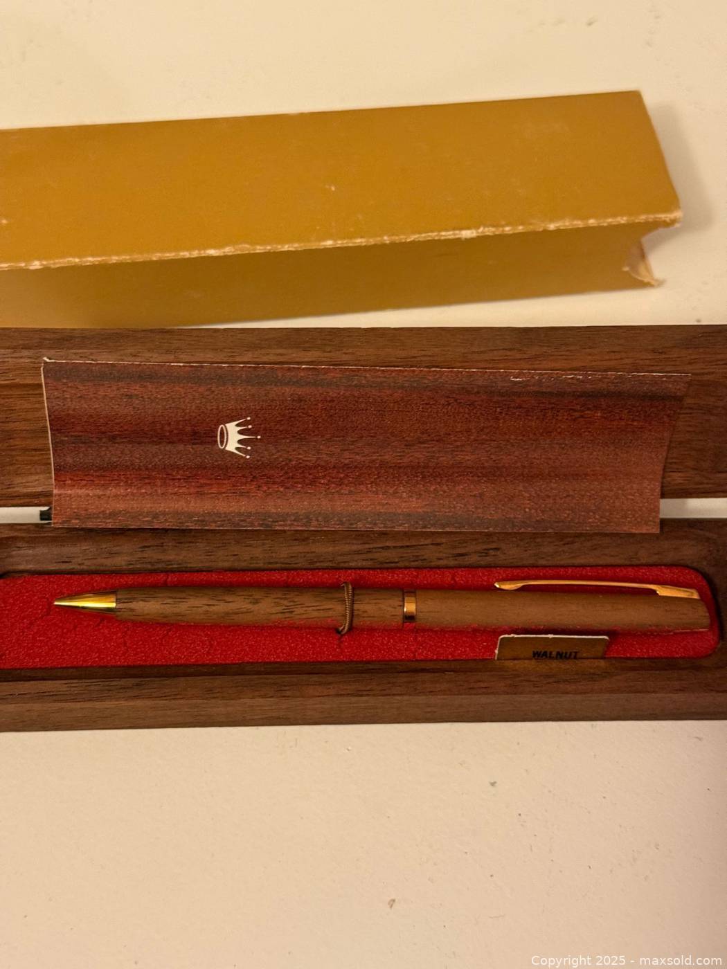 Hallmark ballpoint pen with wood case | Maxsold