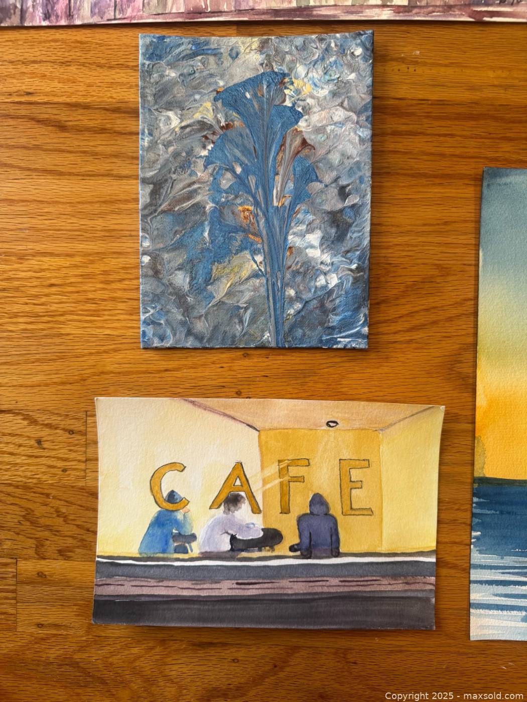 Five original signed paintings | Maxsold