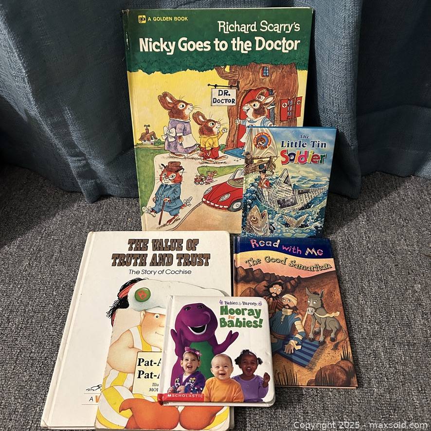 Richard Scarry, ValueTales, Barney & more children’s books | Maxsold