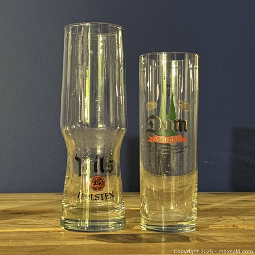 Holsten Pils & Dom Kolsch Beer Glasses | Maxsold