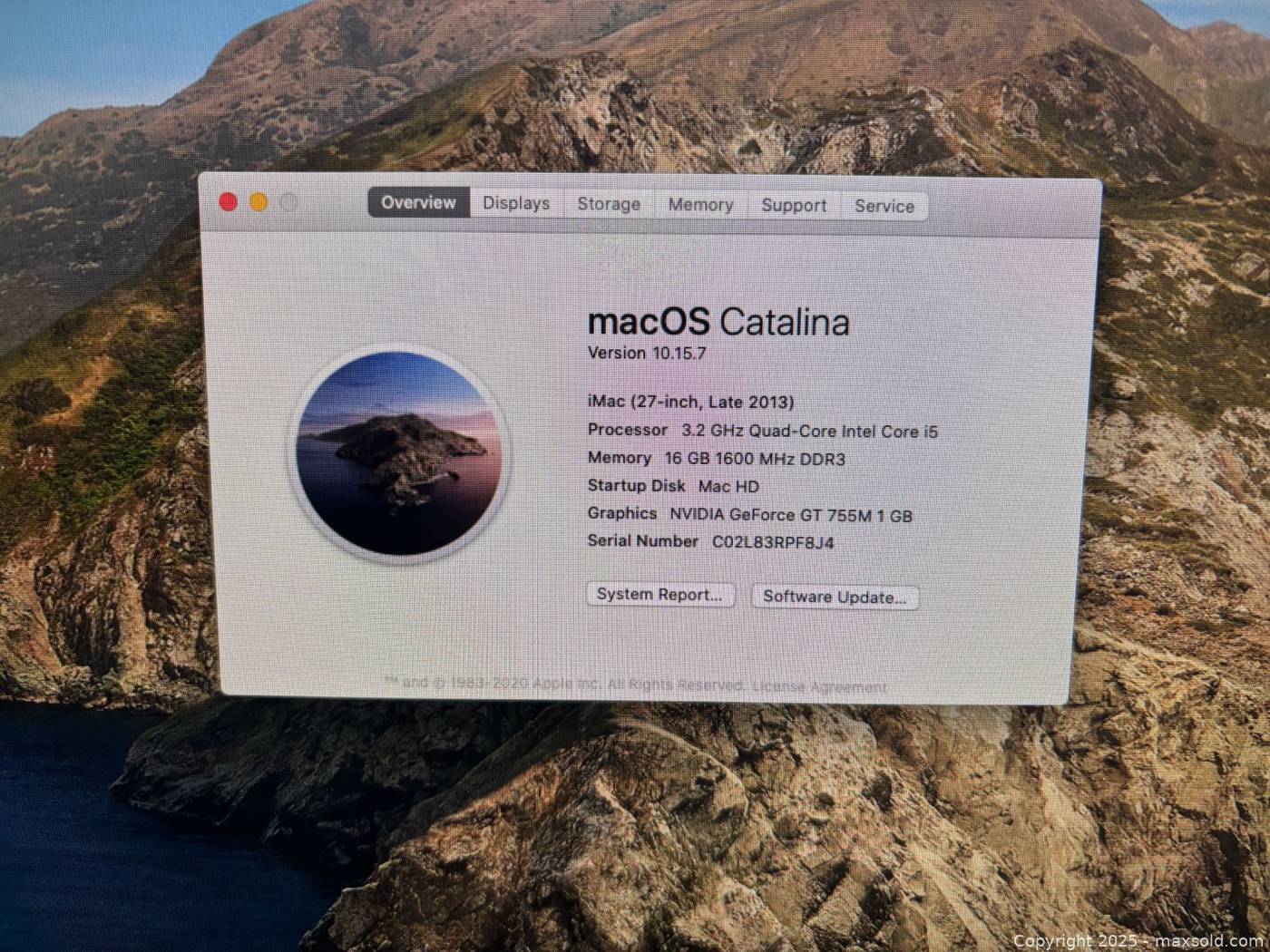 Apple iMac 27-Inch Late 2013 Desktop Computer | Maxsold