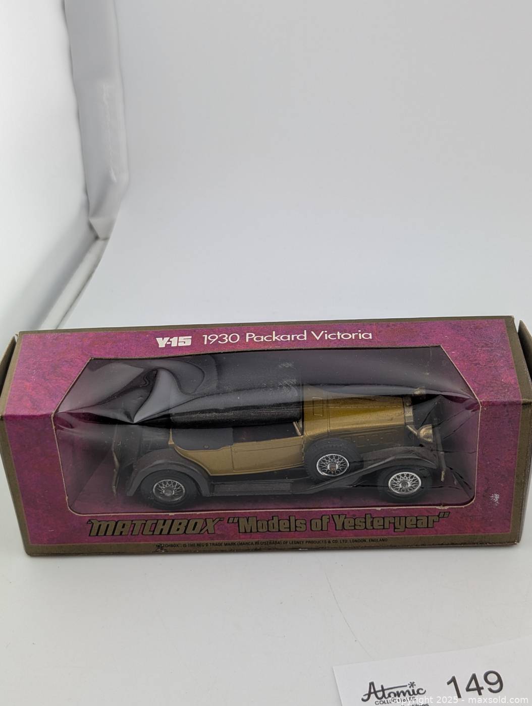 Matchbox 1930 Packard Victoria & 1937 Cord Model 812 Diecast Cars | Maxsold