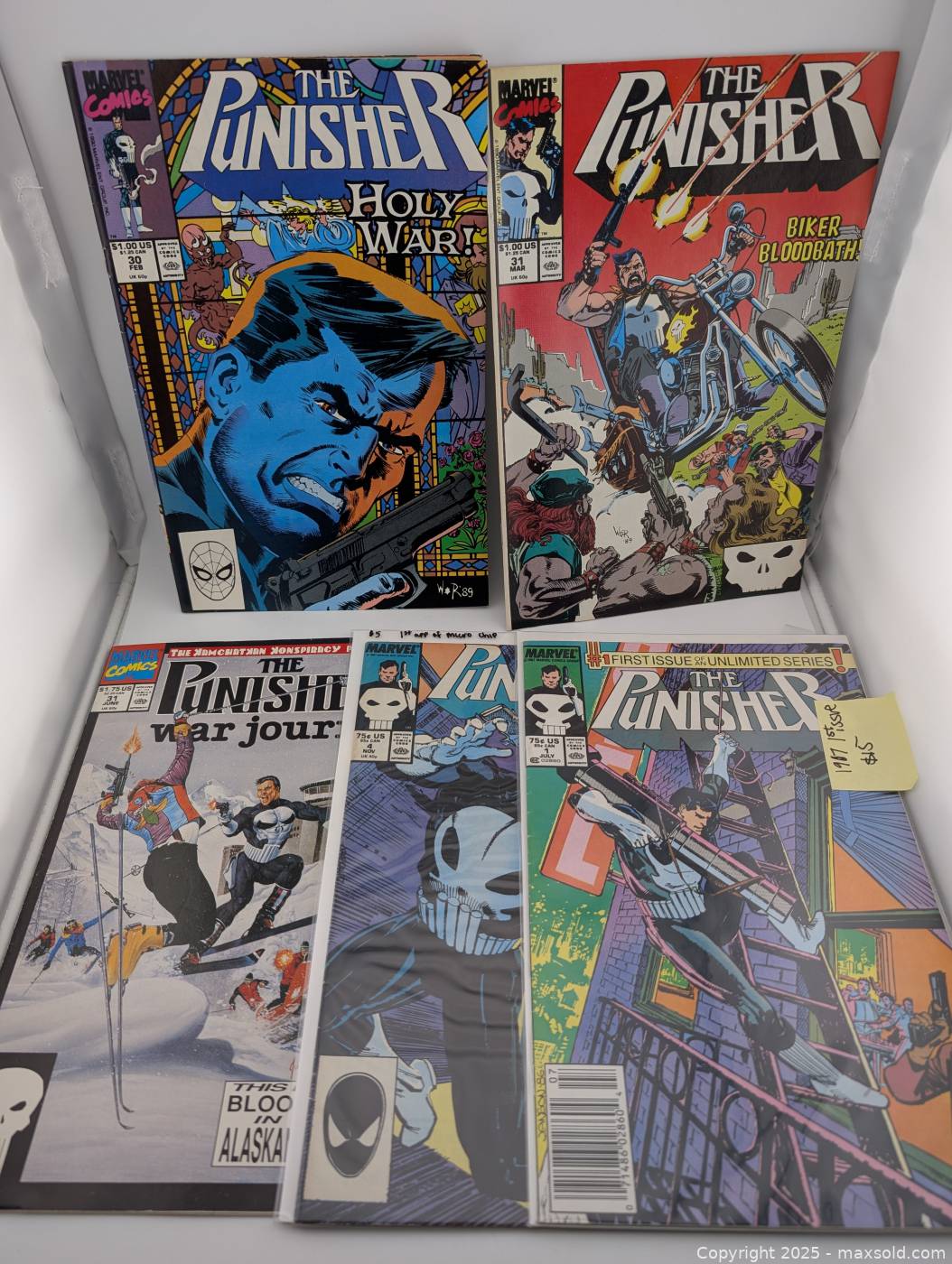 18 Marvel comic books inc. The Punisher #1 | Maxsold