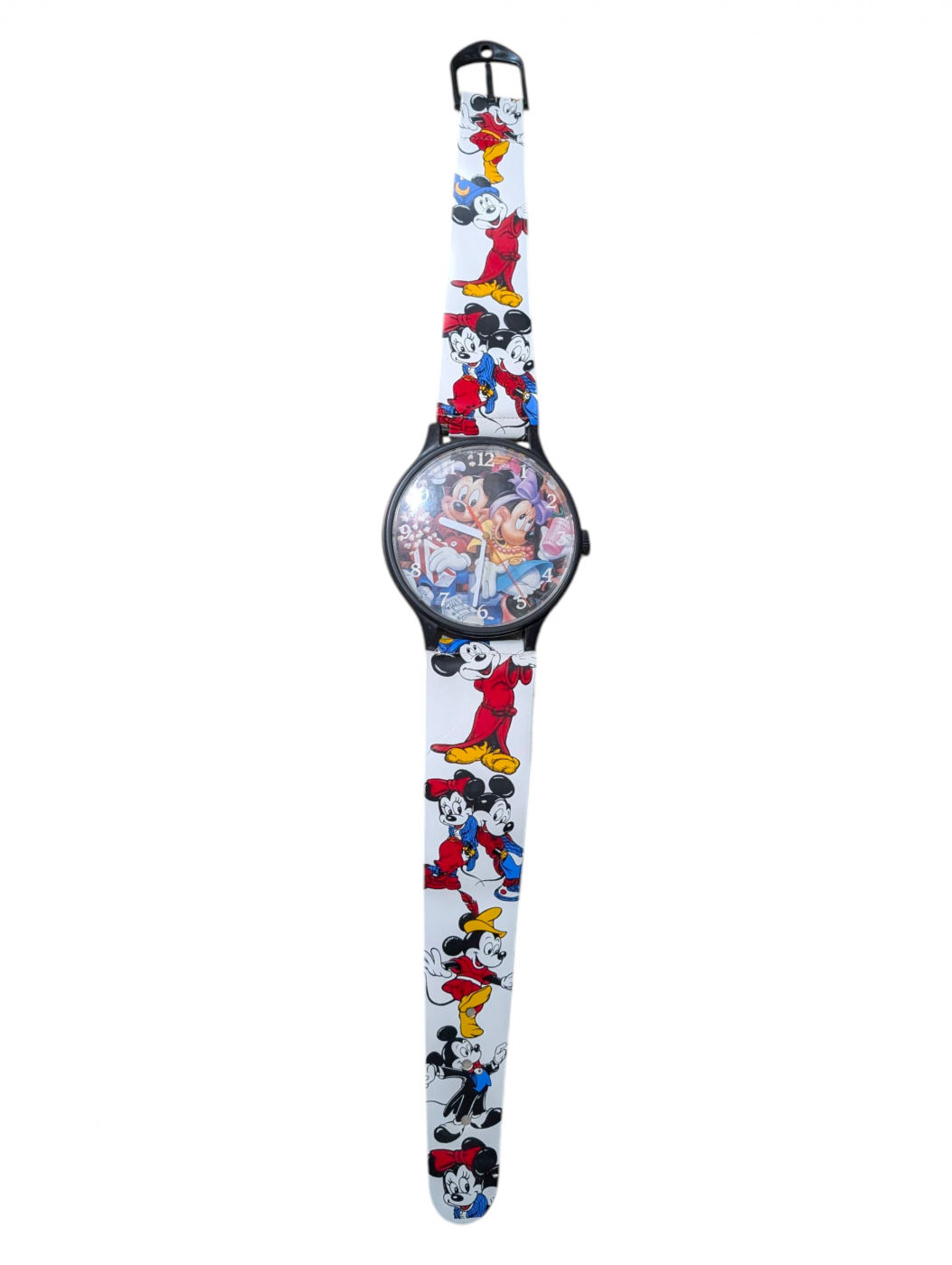 Disney Mickey & Minnie wristwatch wall clock and Miniso Minnie Mouse ...