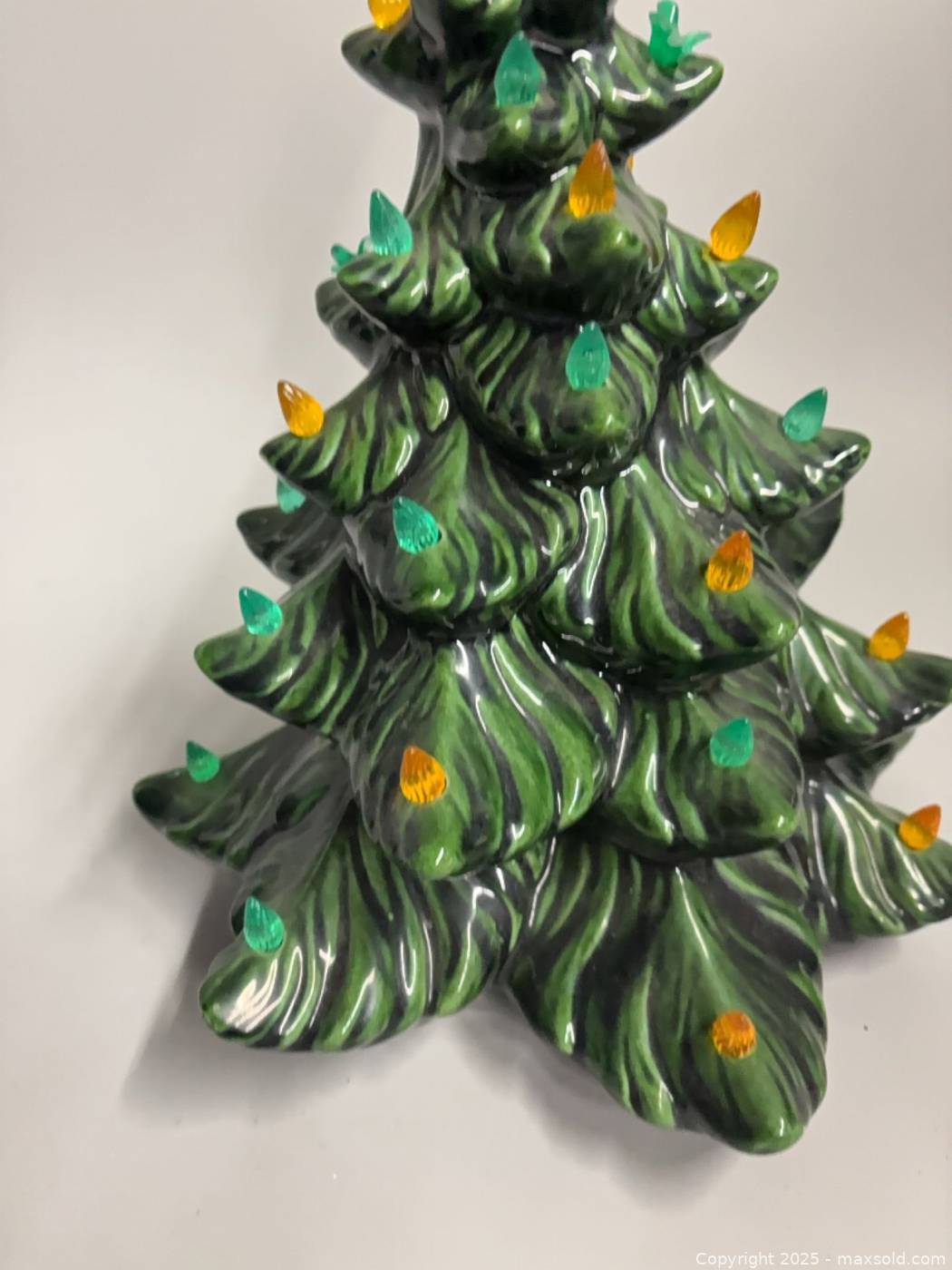 Ceramic Christmas Trees 3 pieces, 17.5in & 16in | Maxsold