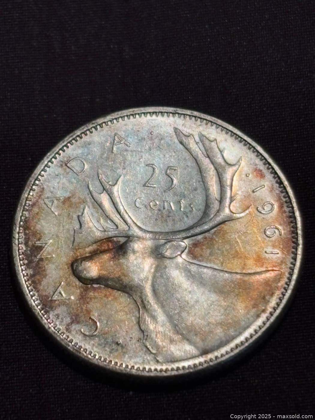 1961 Canada 25c Silver Quarter | Maxsold