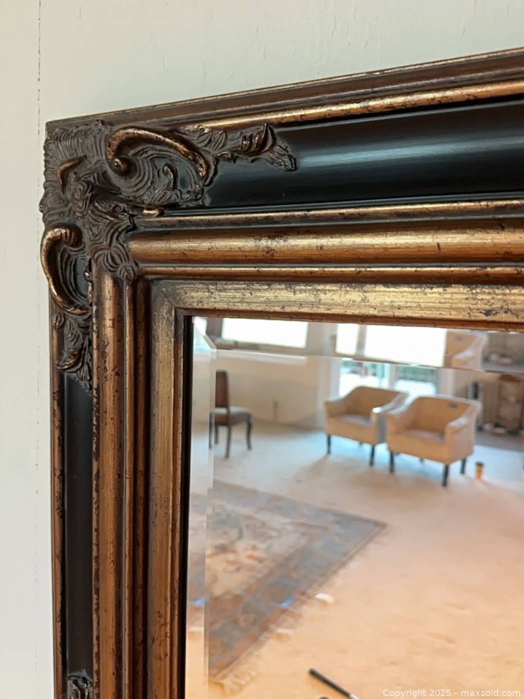 Large Rectangular French Style Mirror 70" x 47" | Maxsold
