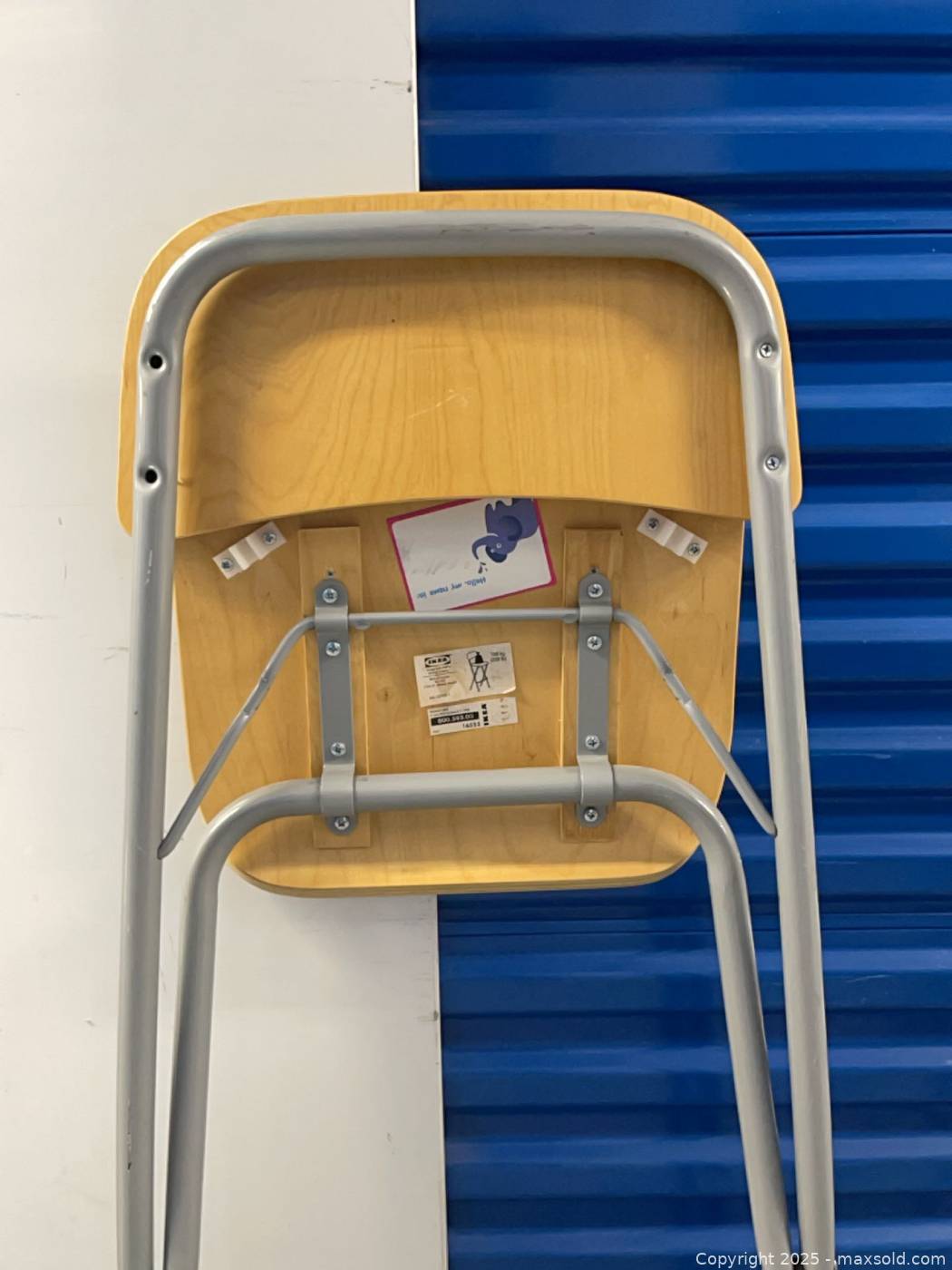 Pair IKEA Franklin folding bar stools | Maxsold