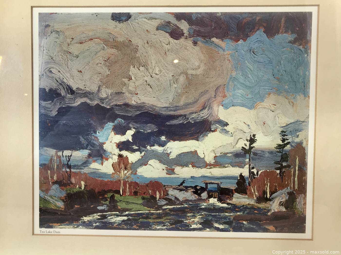Tom Thomson Tea Lake Dam Framed Print | Maxsold