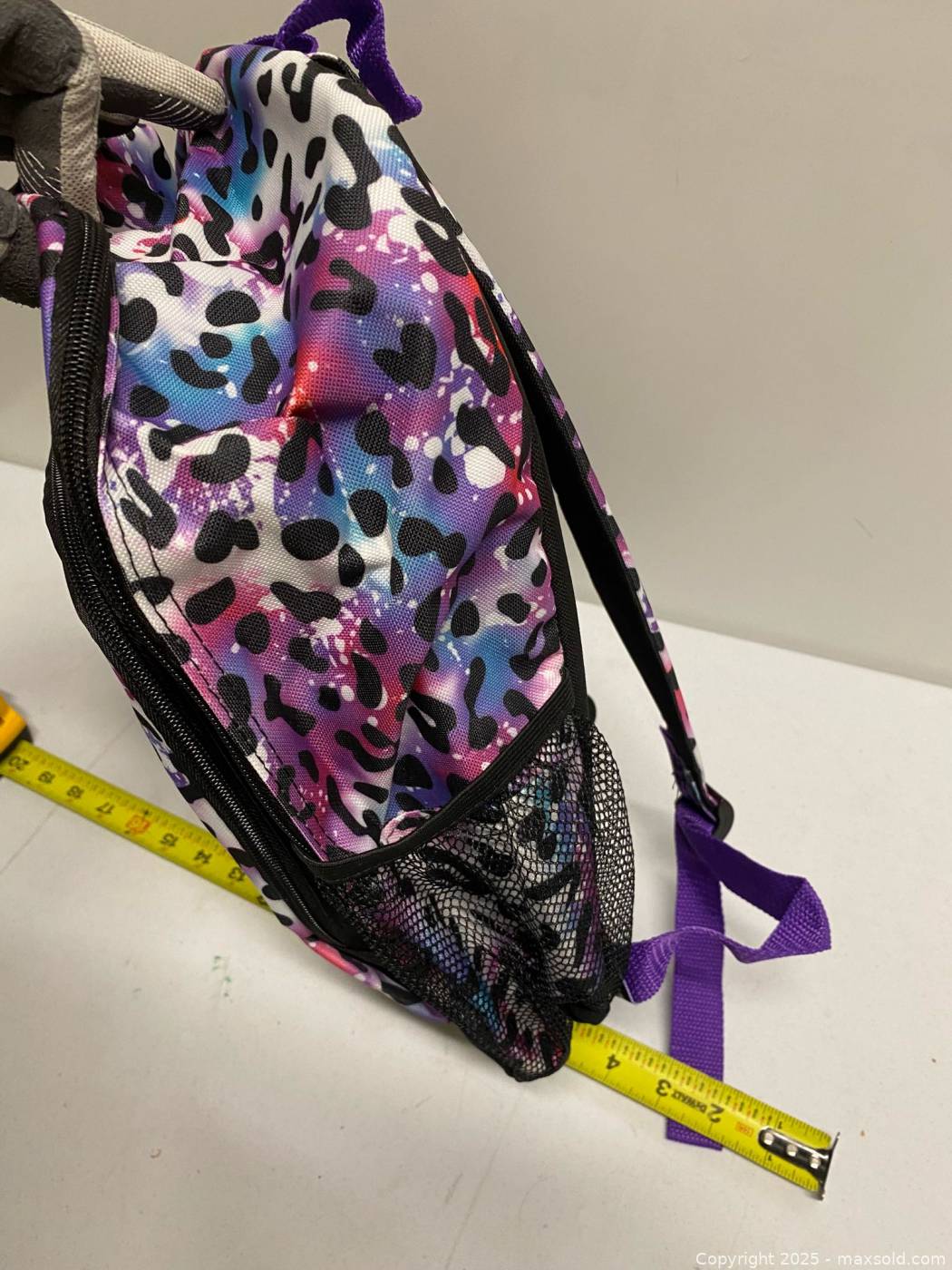 Leopard print backpack | Maxsold