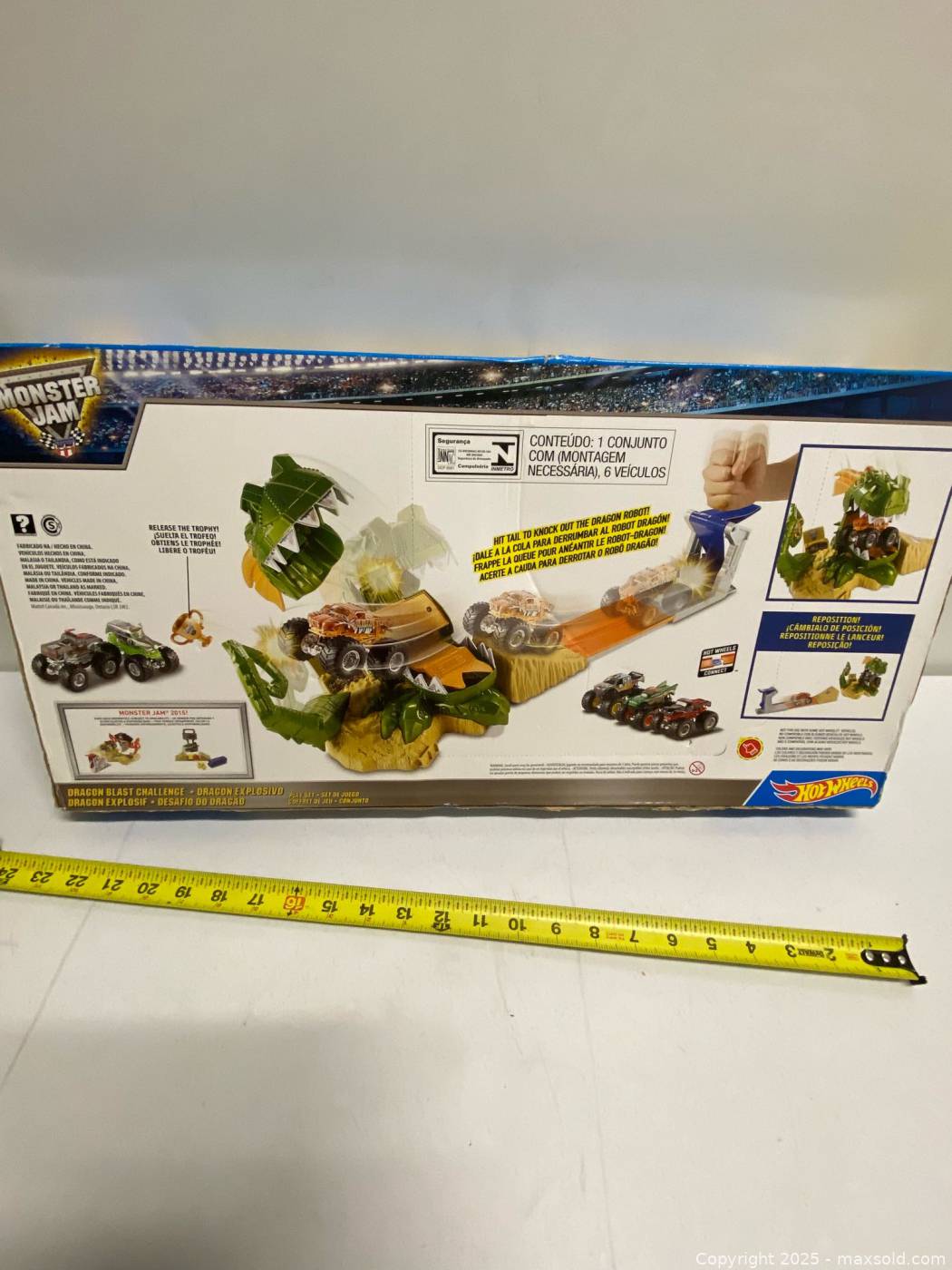 Hot Wheels Monster Jam Dragon Blast Challenge set | Maxsold