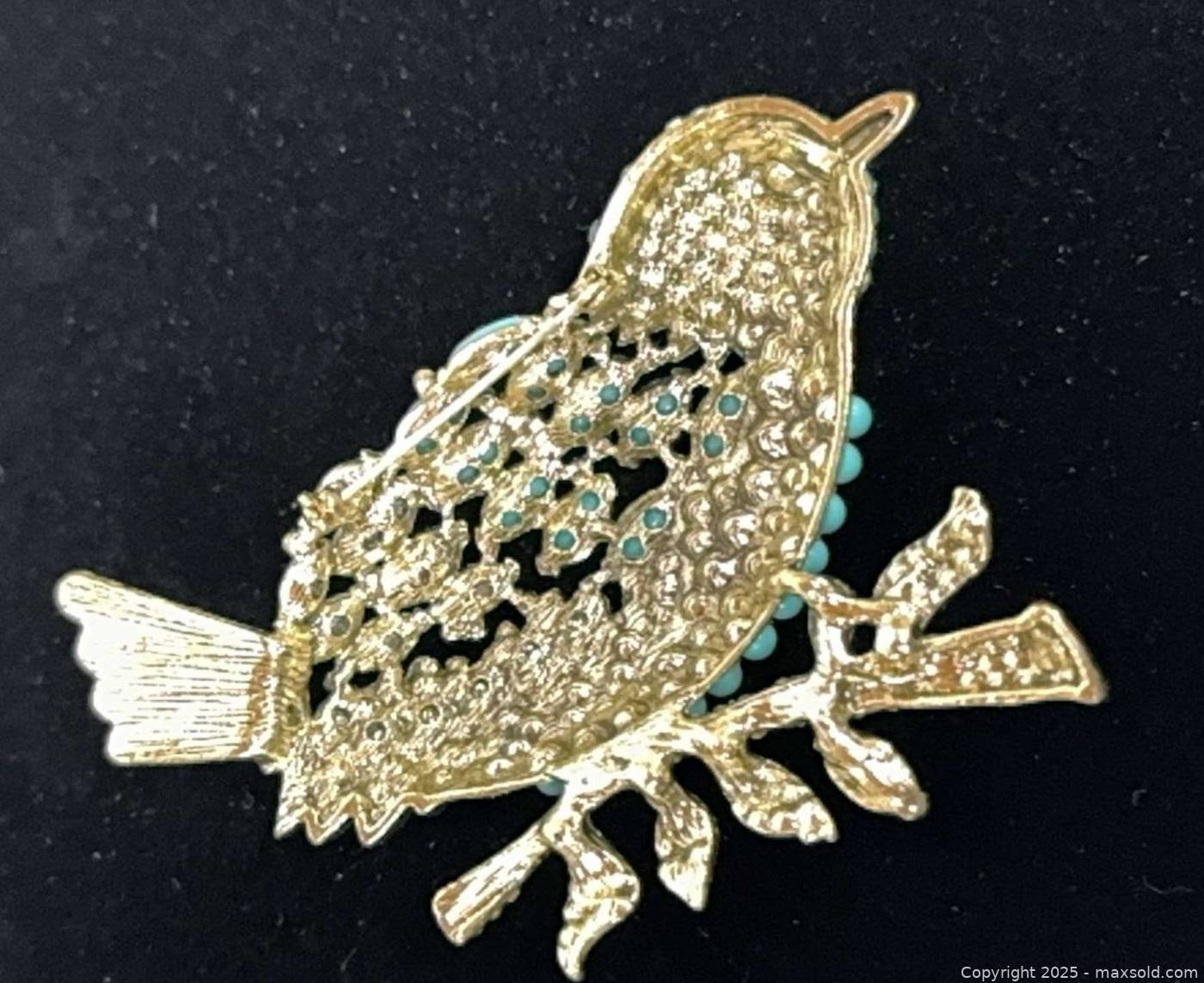 Heidi Daus “Marquise Madness” Crystal Bird Brooch | Maxsold