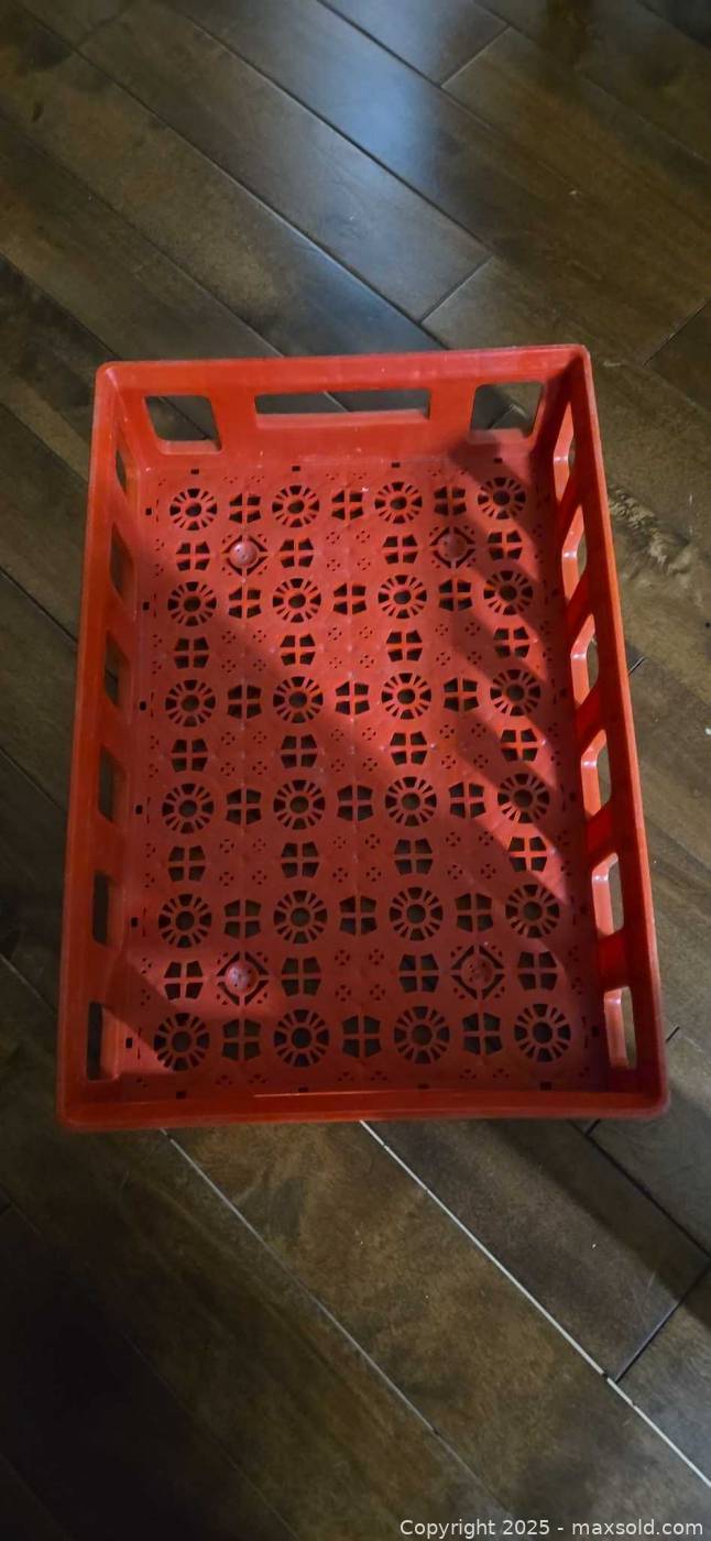 Coca-Cola red plastic beverage crates | Maxsold