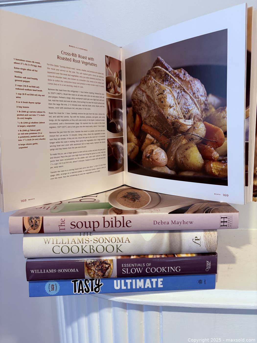 Five Hardcover Illustrated Cookbooks | Maxsold