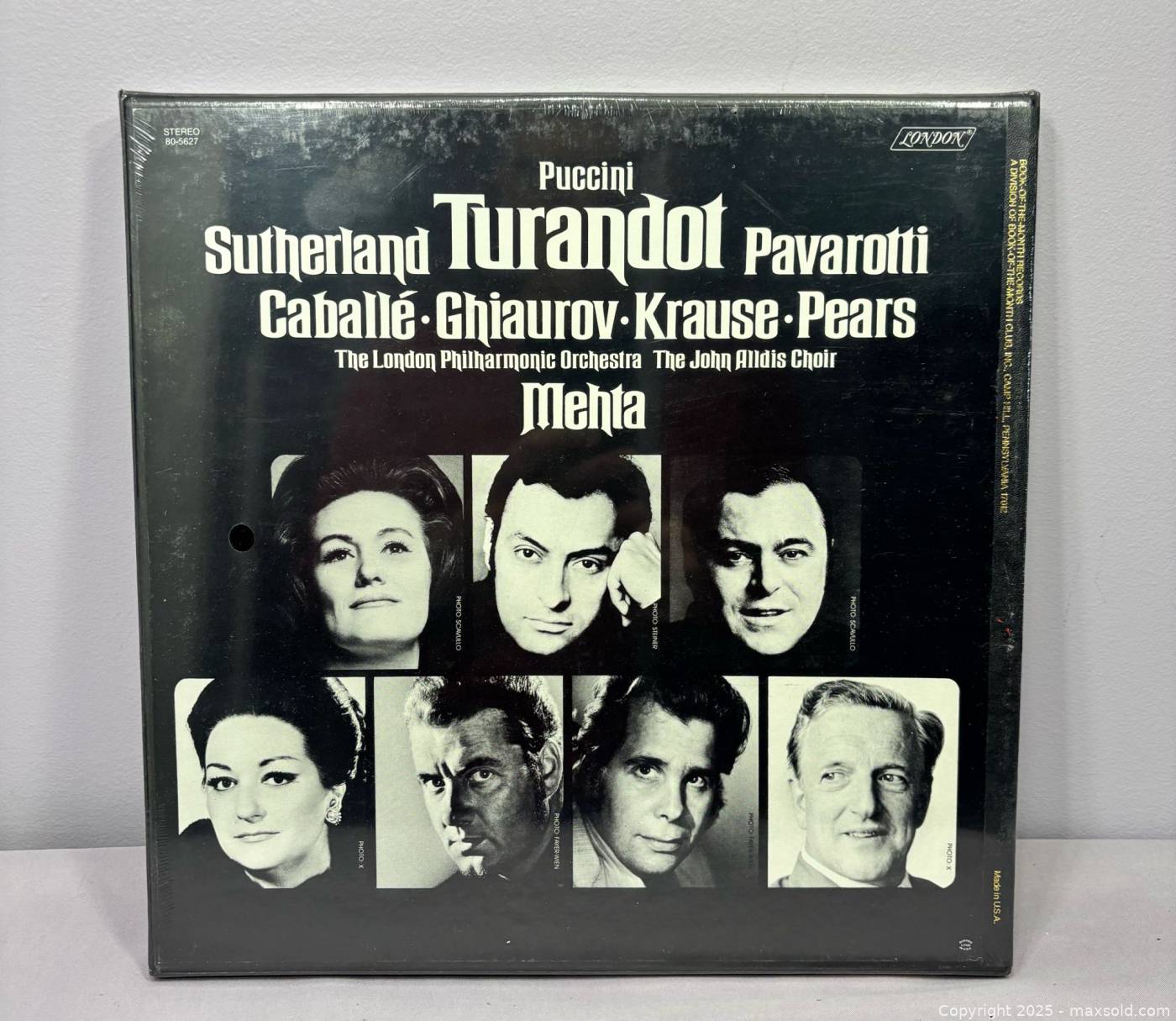 Puccini Turandot sealed vinyl box set | Maxsold