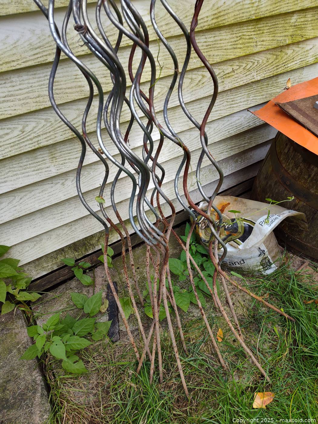 Lee Valley wavy tomato spiral plant stakes | Maxsold