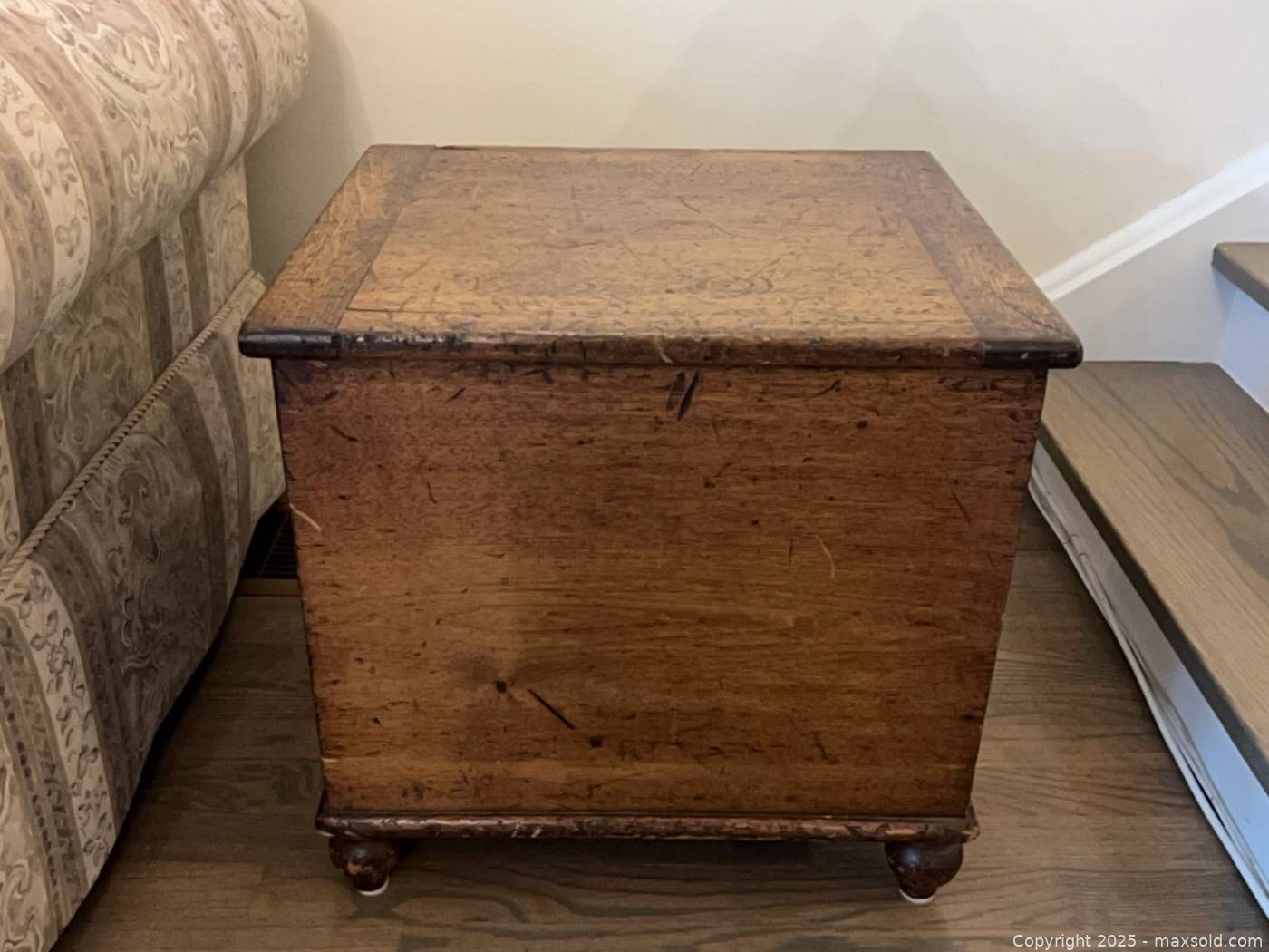 Antique Wooden Commode Box | Maxsold