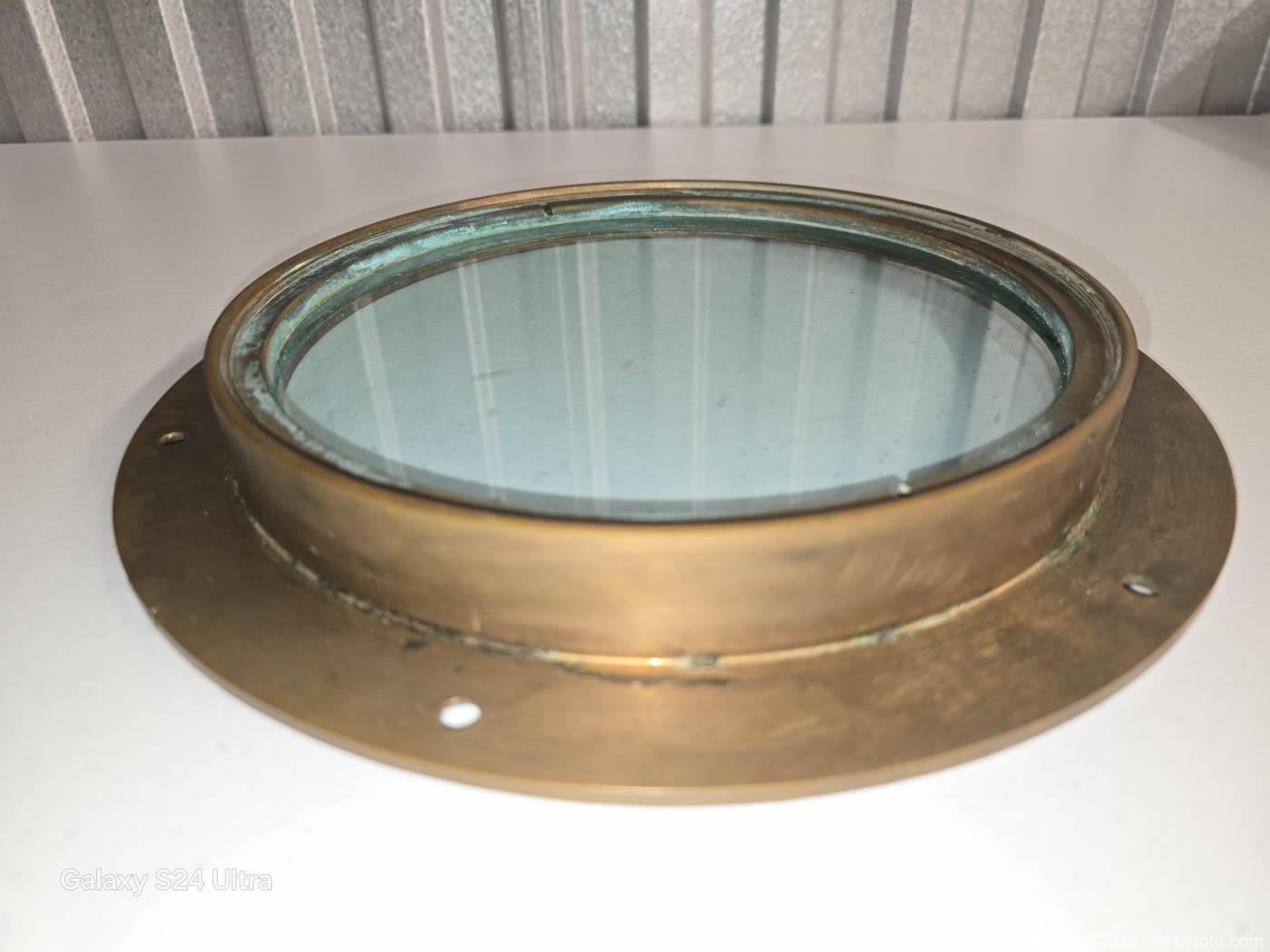 Antique Brass Ship Porthole Window | Maxsold