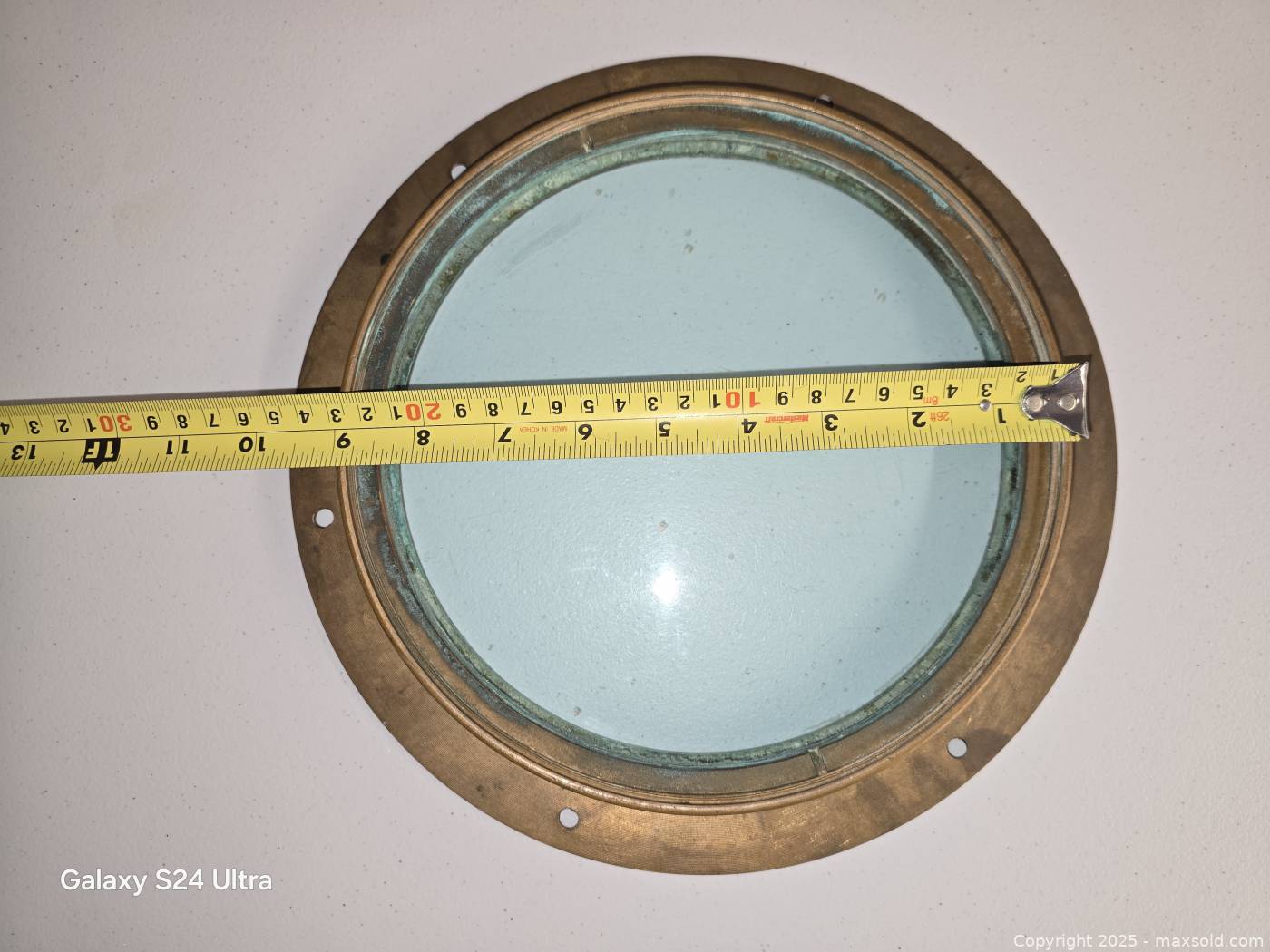 Antique Brass Ship Porthole Window | Maxsold